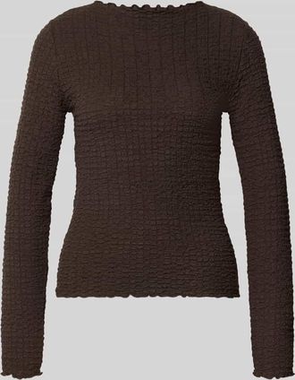 Vero Moda Regular Fit Langarmshirt aus Baumwoll-Mix Modell ZIA