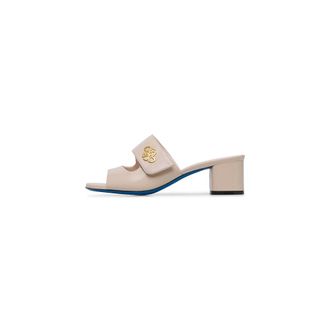 Loriblu Mule mit Metall-Logo - - Shoes - Damen - Beige - 36 EU