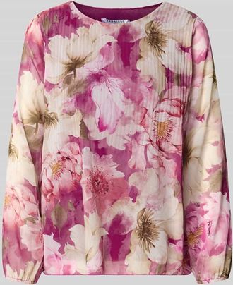 Zabaione Regular Fit Bluse mit Plisseefalten Modell An44nii
