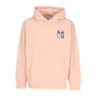 Obey Leichter Kapuzenpullover mit Augen-Icon - - Sweatshirts & Hoodies - Herren - Rosa - XL