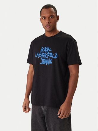 Karl Lagerfeld T-Shirt B1M17065 Schwarz Regular Fit