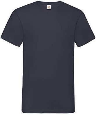 Fruit Of The Loom T-shirt &agrave; manches courtes de qualit&eacute; sup&eacute;rieure pour homme Bleu Bleu marine fonc&eacute; M