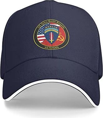 Generic Casquette De Baseball Ancien Combattant De La Brigade De Berlin De LArm&eacute;e Am&eacute;ricaine S&eacute;chage Rapide Pare-Soleil Casquette L&eacute;ger Ext&eacute;rieur Sunhat pour 