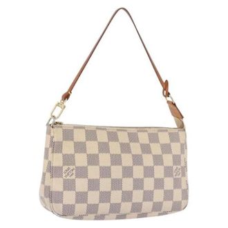 Louis Vuitton Pre-owned Damier Azur Pouch - - Pre-owned - Damen - Wei&szlig; - ONE SIZE