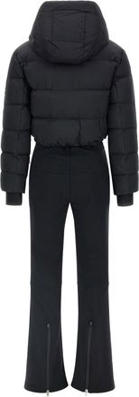 Yves Salomon Quilted Hybrid Ski Down Jacket - Black