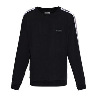 Moschino Sweatshirt mit Logo - - Sweatshirts & Hoodies - Herren - Schwarzk - XL