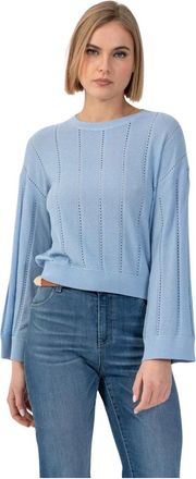 Kocca Femme, Pulls, Bleu, Taille: 36 FR Relaxed Fit Long Sleeved Top