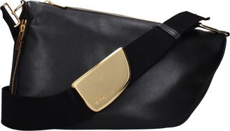 Burberry Schwarze Leder Umh&auml;ngetasche