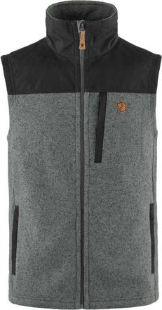 Fjällräven Herren Buck Fleeceweste, Grey/Melange, M