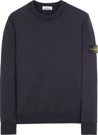 Stone Island Crewneck Sweatshirt - - Sweatshirts & Hoodies - Herren - Blau - L