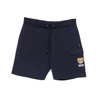 Moschino Homme, Shorts, Bleu, Taille: M Short &agrave; Cordon de Serrage