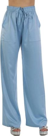 Marella Femme, Pantalons, Bleu, Taille: 38 FR Marella - Pantalons > Pantalons de surv&ecirc;tement