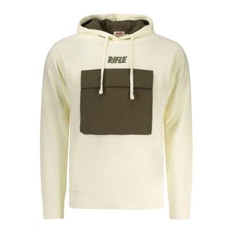 Rifle Wei&szlig;er Baumwoll-Herrenpullover