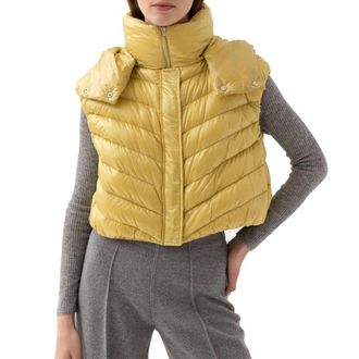 Herno Womens Bicolor Polyamide Sleveless Jacket Clothing
