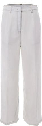 Patrizia Pepe Femme, Pantalons, Blanc, Taille: 38 FR Wide Pantalons