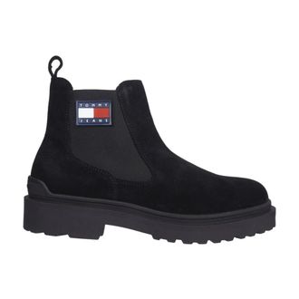 Tommy Jeans Schwarze Herren Stiefeletten - - Shoes - Herren - Schwarzk - 44 EU