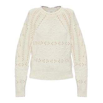 Isabel Marant Luce Pullover - - Knitwear - Damen - Wei&szlig; - S