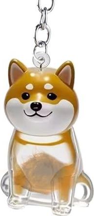 Generic Porte-cl&eacute;s animal mignon - Porte-cl&eacute;s de rangement de poils de chat et de chien mignon - Pendentif transparent Souvenir Bras de poche pour la collecti