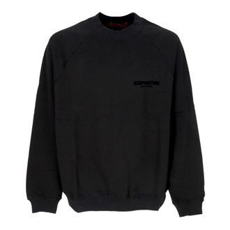 Acupuncture Schwarzer Crewneck Sweatshirt Verschluss Sweet - - Sweatshirts & Hoodies - Herren - Schwarzk - XL