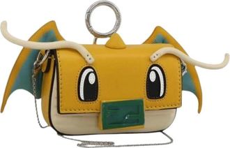 Fendi Sac bandouli&egrave;re vintage Pre-owned - Femme - Pre-owned - Jaune - Taille: ONE Size
