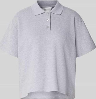 Oh April Relaxed Fit Poloshirt mit Strukturmuster Modell Noa