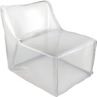 Generic Sitzsack-Stuhl-Abdeckung, PVC, transparent, zur Aufbewahrung von Stofftieren, wiederverwendbarer Pl&uuml;schtier-Organizer, wasserdichte Schutzh&uuml;lle f&uuml;r Es