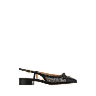 Valentino Garavani Valet Du Roi Slingback Ballerina - - Shoes - Damen - Schwarzk - 37 EU