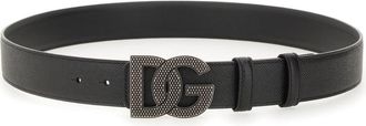 Dolce & Gabbana Leather Belt - Black