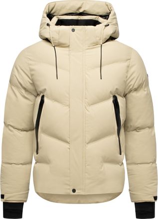 Stone Harbor Herren Winterjacke warme Steppjacke mit (abnehmbarer) Kapuze Livianoo XX Sand Gr. L
