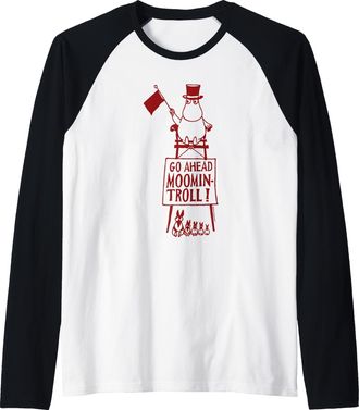 Moomin Red Moominpappa Winter Games Go Ahead Moomintroll! Raglan
