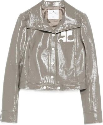 Courr&egrave;ges Femme, Vestes, Gris, Taille: 36 FR Light Jacket