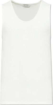 Christophe Lemaire Homme, Tops, Blanc, Taille: S Rib Tank Top