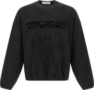 Fear of God Homme, Sweatshirts et sweats &agrave; capuche, Noir, Taille: XS SweaT-shirt Ras du Cou Moderne