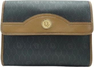 Dior Sac bandouli&egrave;re pochette 2way Pre-owned Honeycomb - Femme - Pre-owned - Noir - Taille: ONE Size