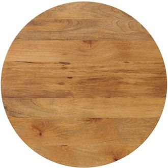 vidaXL Vidaxl - Dessus de table &oslash; 70x2,5 cm rond bois de manguier massif