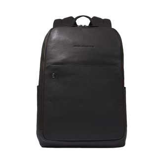 Piquadro Personalizable laptop backpack 15-6 - Homme - Sacs - Brun - Taille: ONE Size
