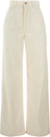 Polo Ralph Lauren Femme, Pantalons, Blanc, Taille: 36 FR Wide Pantalons