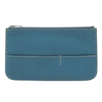Herm&egrave;s Pre-owned Dogon Duo Coin Case - - Pre-owned - Damen - Blau - ONE SIZE