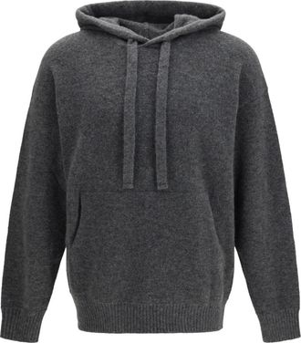 Laneus Kaschmir- und Seiden-Hoodie - - Sweatshirts & Hoodies - Herren - Grau - L