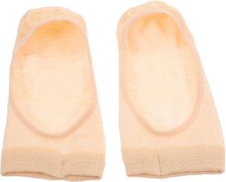 PartyKindom Chaussettes de Yoga pour Femmes &agrave; Bout Ouvert Deux Doigts Antid&eacute;rapantes Respirantes et L&eacute;g&egrave;res Couleur Peau Mod&egrave;le &Eacute;t&eacute; Confort pour Pilates et Fitnes