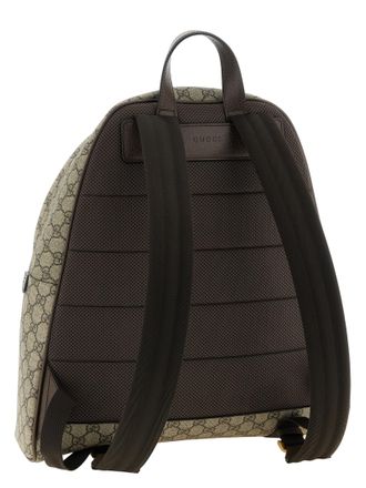 Gucci Mens Beige Polyethylene Backpack