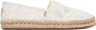 Toms Espadrilles Toms Egret Floral Crochet 10023030 Wei&szlig;