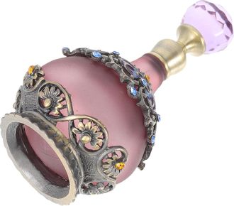 Hemobllo SAFIGLE Leere Vintage Parf&uuml;mflasche 23 ml Glas Wiederverwendbarer Spender f&uuml;r &Auml;therische &Ouml;le und Parf&uuml;m Reisefreundlich Auslaufsicher Handbemalt Tragb