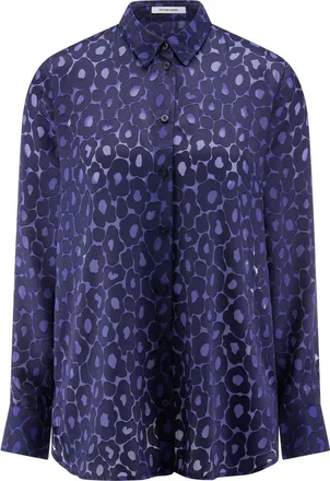 Peter Hahn Long-Bluse Peter Hahn blau