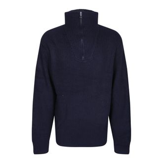 Officine G&eacute;n&eacute;rale Tarek Sweater - - Knitwear - Herren - Blau - XL