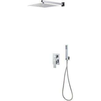 vidaXL Duschsystem Edelstahl 201 Silbern - Vidaxl