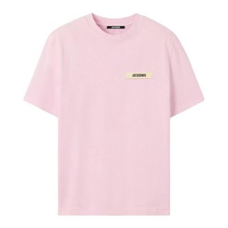 Jacquemus Gros Grain T-shirt - - Tops - Herren - Rosa - M
