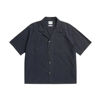Norse Projects Mols Tencel Shirt - - Shirts - Herren - Blau - XL
