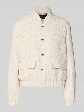 s.Oliver Black Label Regular Fit Kurzblazer mit Paillettenbesatz
