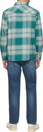 s.Oliver Regular Fit: Kariertes Flanellhemd mit Brusttasche